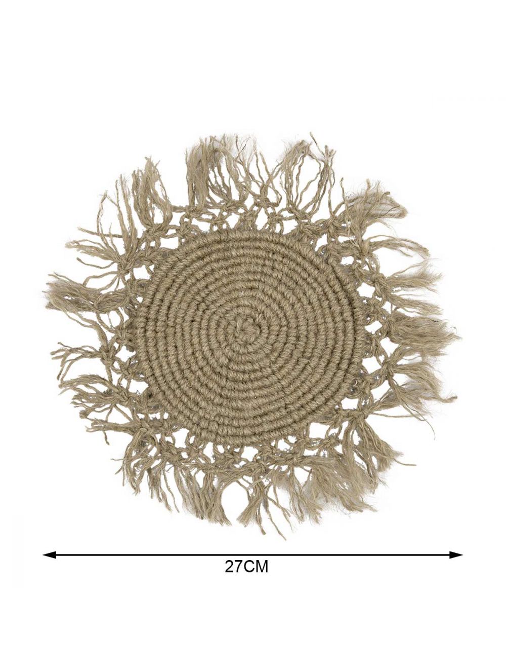 Braided Jute Placemat: Boho Chic Table Decor - IAAH Braided Jute Placemat: Boho Chic Table Decor - IAAH